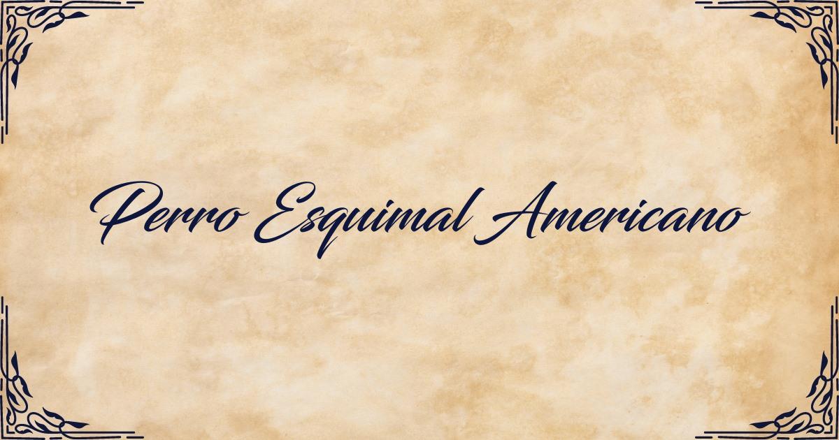 Perro esquimal americano : Información Completa sobre Características ...